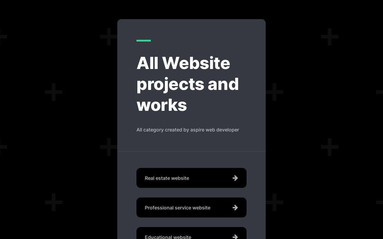 Aspire project & work